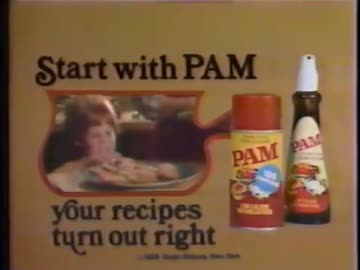 Pam Cooking Spray | Commercial | Retro Junk